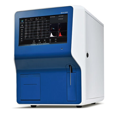 Low price 5 part Diff Hematology Analyzer, Blood Cell Counter medical ...