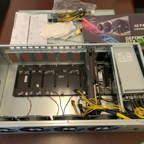 Buy Wholesale United Kingdom Ethereum Eth 8 Gpu Miner Mining Rig Frame ...