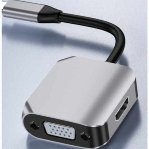 Customized Type-c Hdmi + Vga 4k Laptop Adapter Factory Wholesale Accept ...