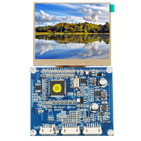 LED backlit 3.5 inch TFT LCD module Color industrial instrument panel ...