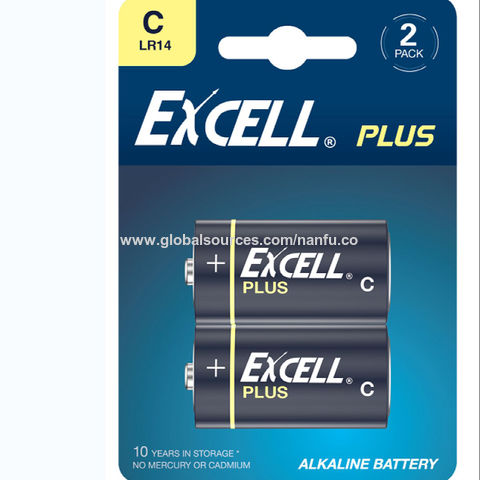 Buy Wholesale China Plus Alkaline Batteries Lr14 C Size With 10 Years ...