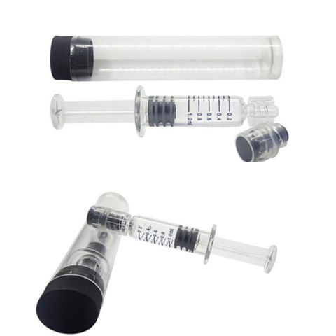 China 1ml Premium Vape Glass or Plastic Syringe Luer Lock With ...