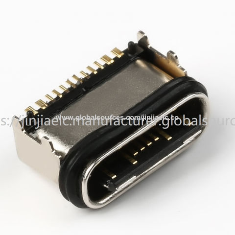Buy Wholesale China Waterproof Type C Connector,double Shell,16pin ...