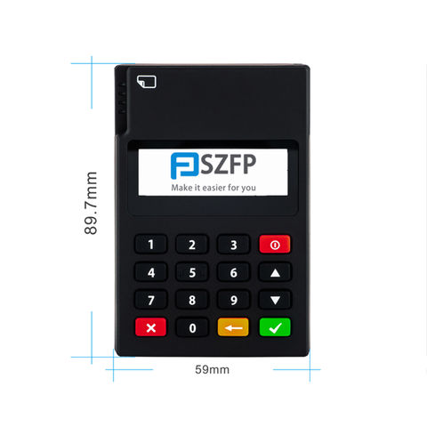 Buy Wholesale China Portable Pos Nfc Card Reader Mini Handheld Machine ...