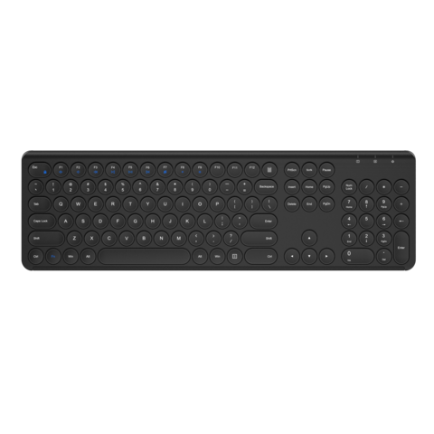 Buy Wholesale China Silm Bluetooth Keyboard With Round Keys & Keyboard ...