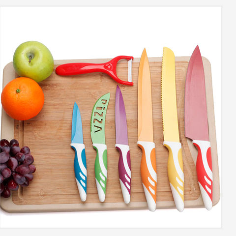 Buy Wholesale China Wholesale Custom 7 Piece Stainless Steel Chef Knife ...