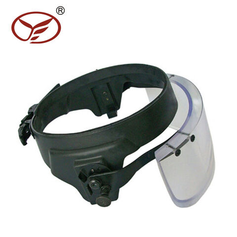 China Army Tactical NIJ IIIA Bulletproof Face Shield on Global Sources ...