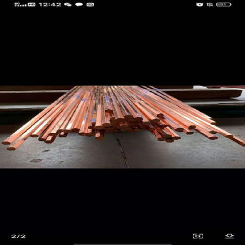 China 99.99% copper bar. high quality copper rod with extensive size ...