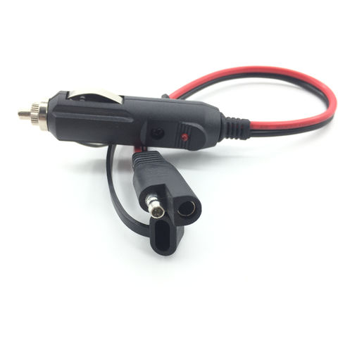 China Cigarette lighter plug extension cable vehicle power cable bullet ...