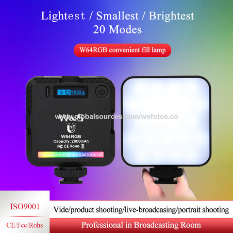 W&S W64 RGB Best Selling Mini Portable LED Fill Light Selfie Video ...