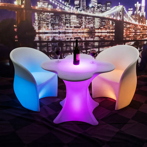 LED cocktail table multi-functional light up for bar and night club ...