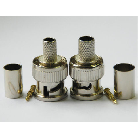 RF Coaxial BNC connector male plug crimp for RG58,RG8, BNC Q9 for ...