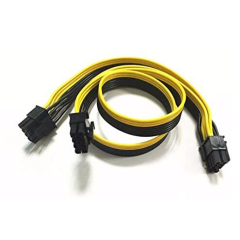 China GPU Power Extension Cable 18AWG pcie 8 Pin Male to Dual 8Pin(6+2 ...