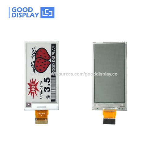 China 2.66inch tri-color E-paper Graphics display for ESL, Raspberry Pi ...