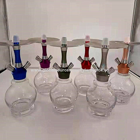 Hot sale small Shisha with glass shisha cup for russian shisha import ...