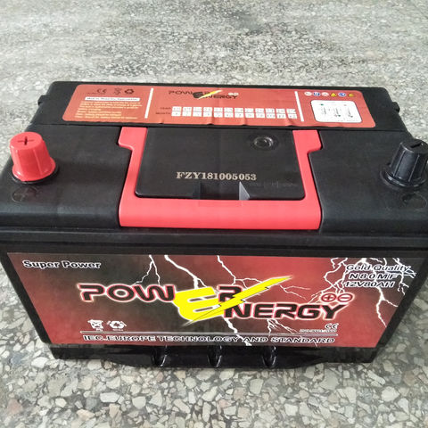 N80MF 12V/80Ah Maintenance-free Lead-acid Storage Battery Auto Battery ...