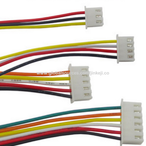 Custom Black, Red, White And Yellow Electronic Wire Harnesses 22AWG ...