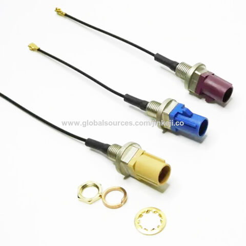 Buy Wholesale China Custom-made Fakra Connectors Bend And Insert Half ...