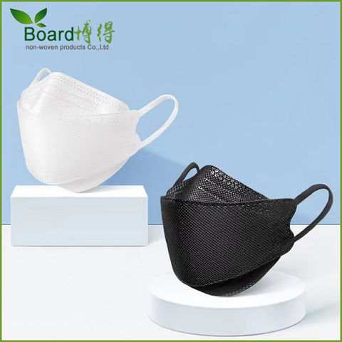 Buy Wholesale China Black White Korea Fish Shape Kf94 Protective Mask 4 ...
