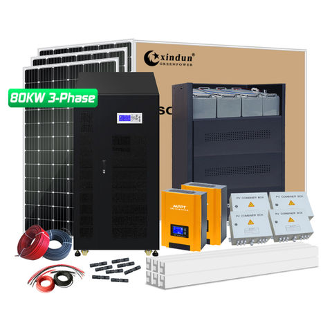 Buy Wholesale China 80kw/100kva 3 Phase Solar System Off Grid For ...