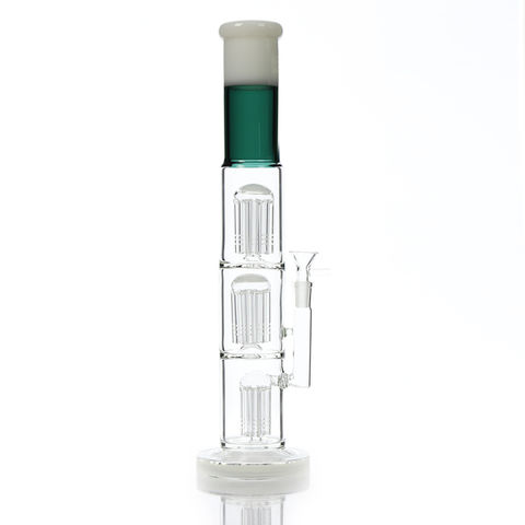 Sinoic glass china manufacturer two layers percolater glass water pipe ...