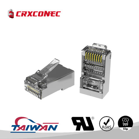 Buy Wholesale Taiwan Cat.5E STP RJ45 connector 8P8C for RJ45 lan cable ...