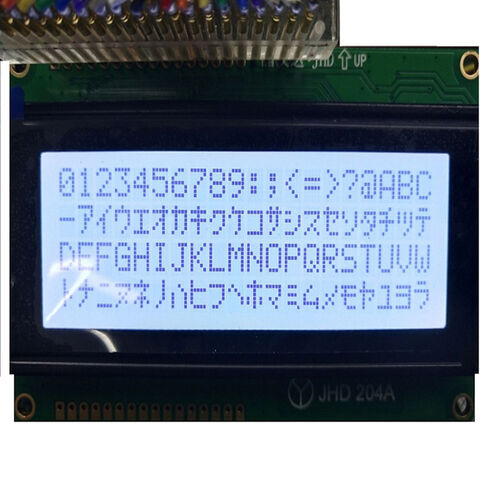 Stn Mode Grey/blue/yellow Green Screen 20x4 Character Monochrome Character Lcd Display, Lcd ...