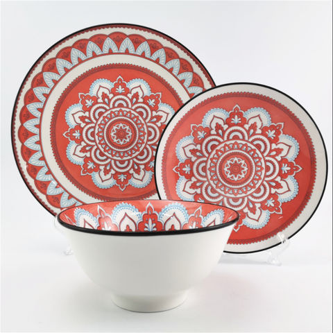 Buy Wholesale China Pad Printing Design 18pcs Dinnerware Set And 6.25 ...