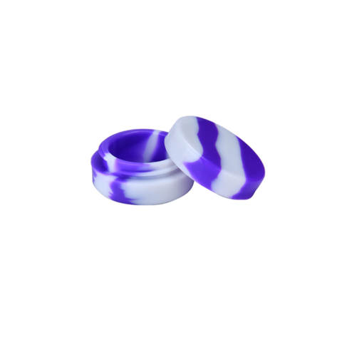 Buy Wholesale China 3g Cute Purple And White Colors Mixed Silicone Jars ...