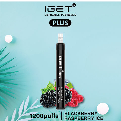 Wholesale 1200puffs Iget PLUS Disposable E-Cigarette hot sell Vape Pod ...