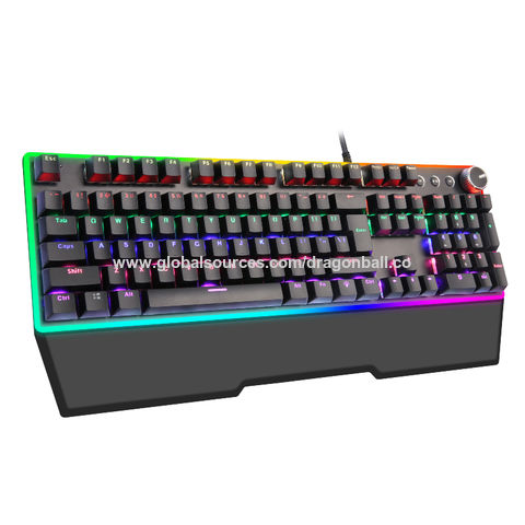Buy Wholesale China 104 Keys Rgb Mechanical Keyboard With 3 Multimedia ...