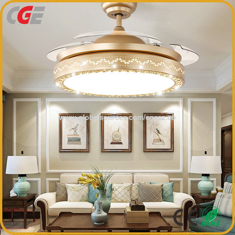 Use Energy Saving Ceiling Fan Chandelier Combo Lighting with Lamp for ...