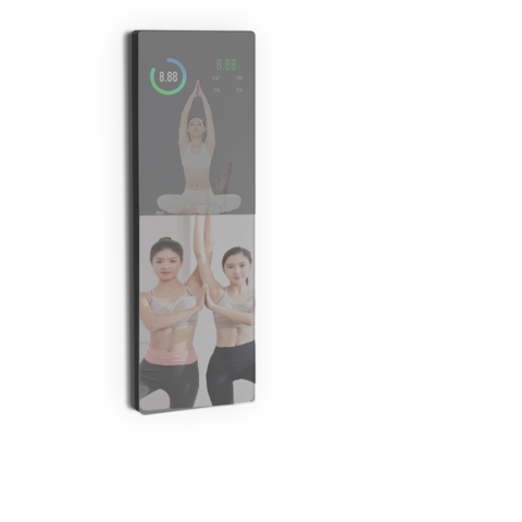 Smart Workout Mirror Home Gym Digital Exercise Fitness Room Mirror 43 ...
