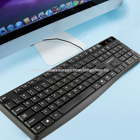 Buy Wholesale China Usb Wired Membrane Pc Keyboard Waterproof Mute ...