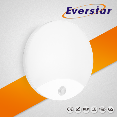 15W 220-240V PC round LED ceiling light PIR sensor, ceiling light 15w ...
