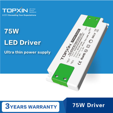 Buy Wholesale China 75w 12v 0-6250ma Constant Voltage Led Driver Ip20 ...