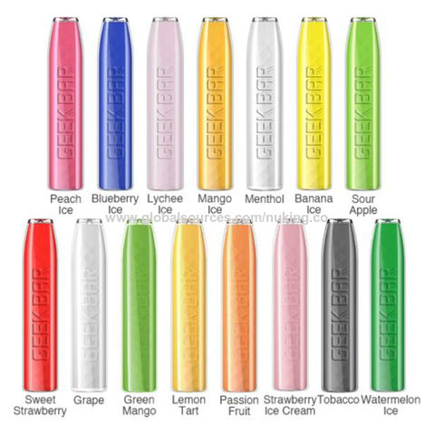 China 575 puffs Geek Bar Electronic Cigarette Disposable Vape pen ...