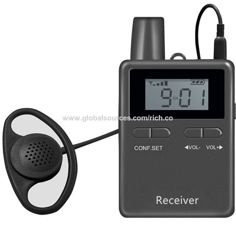 Buy Wholesale China One Way Whisper Tour Guide Transmitter And Receiver ...