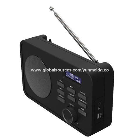 Digital Radio, Portable DAB+/DAB/FM Radio, Rechargeable Stereo Digital ...