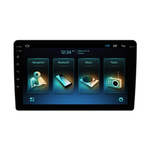 Carpad including fixed panel GPS navigation head unit universal 9inch ...
