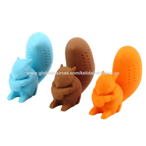 China Factory wholesale Cheap price reusable squirrel animal silicone ...