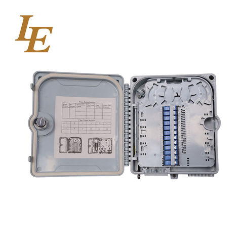 China LE 24 Cores Plastic Box Fiber Optic Distribution Box on Global ...
