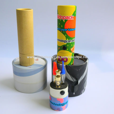 Custom OEM vape cartridge cardboard packaging paper tube cartridge ...