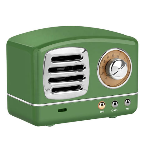 China Customized Portable Mini Music Box Retro Radio Wireless Speaker ...