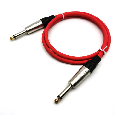 Buy Wholesale China Guitar Cable 6.35mm Mono Jack Ts Unbalanced Patch ...
