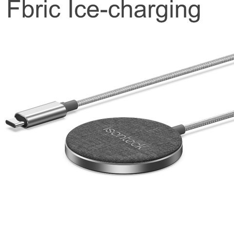 MagSafe Wireless Ice-charging with Fabric Lux WPC Qi Certified wireless ...