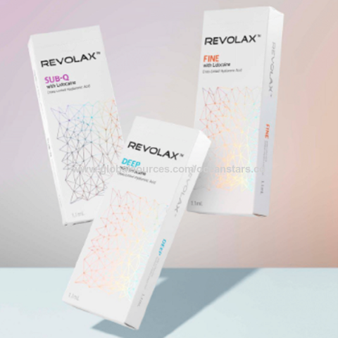 China CE revolax filler injectable dermal filler 1.1ml for lip cheek ...