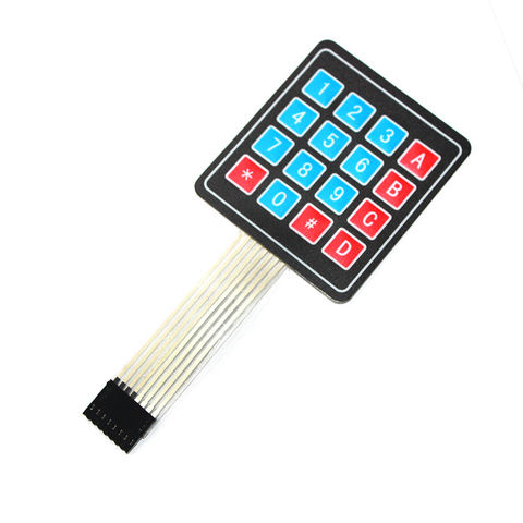 Buy Wholesale China Hot Sale 4 X 3 Matrix Array 12 Key Membrane Switch Keypad Keyboard For ...