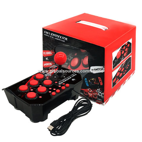 4 in 1Wired TV Video Game Console Switch Joystick Controller Plug and ...