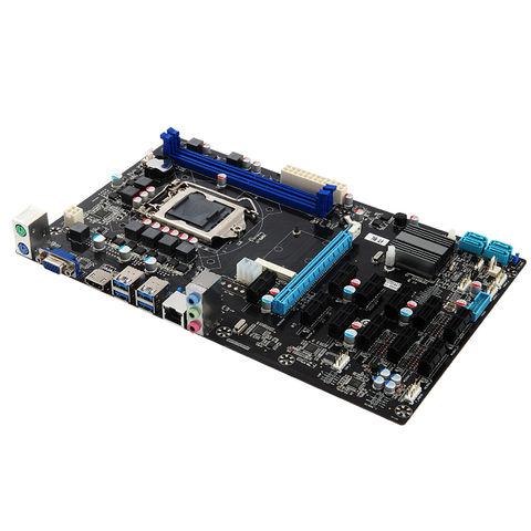 China B250BTC Mining Motherboard B250 Miner Board Blockchain Power ...